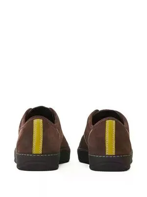 LANVIN Suede Leather Lace-up Sneakers