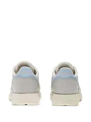 REEBOK Classic Leather Sneakers With Gold-tone Plaque - Neutrals