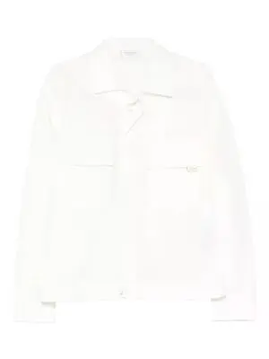 YES LONDON Flap-pocket Shirt Jacket - White