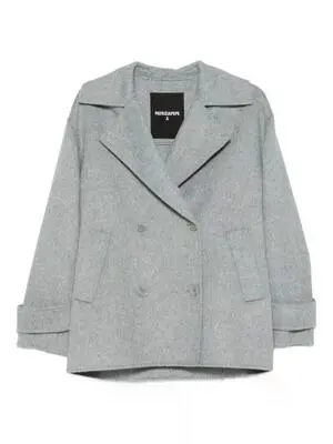 Patrizia Pepe Double-breasted Jacket - Grey