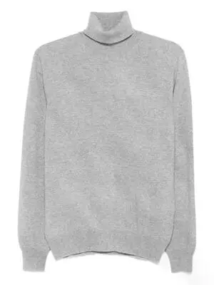 GRAN SASSO Cashmere Turtleneck Sweater - Grey