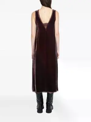Zadig&Voltaire Lace-insert Midi Dress