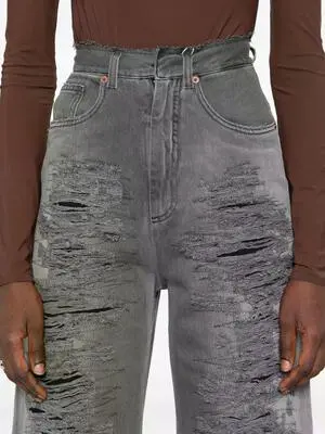 MAISON MARGIELA Distressed Wide-leg Jeans