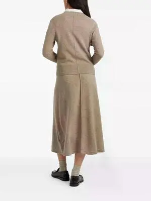 Chinti & Parker Round Neck Ribbed Hem Sweater