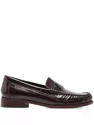 Paris Texas Penny Loafers - Red