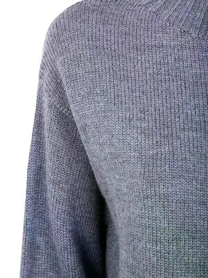 DRUMOHR Round Neck Wool Sweater - Grey