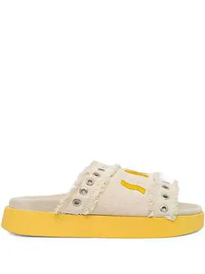 Inuikii Embellished Flat Sandals - Neutrals