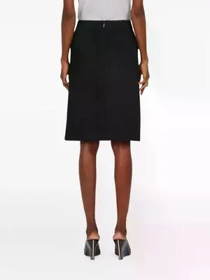 FERRAGAMO Double Slit Midi Skirt