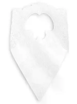 Dolce & Gabbana Cut-out Lace Veil - White