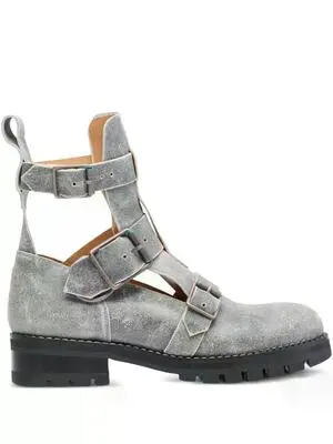 VIVIENNE WESTWOOD Cut-out Buckled Ankle Boots