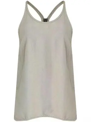 OSKLEN Sleeveless Crewneck Top With Embroidered Logo Detail
