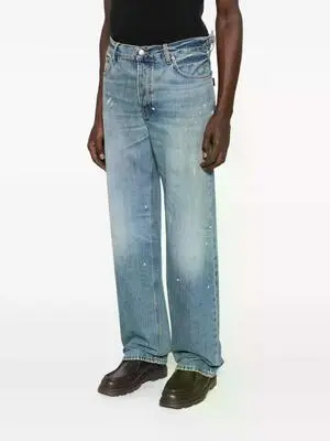 HAIKURE Five-pocket Paint-splatter Jeans