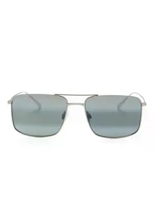 Maui Jim Double-bridge Rectangle Sunglasses