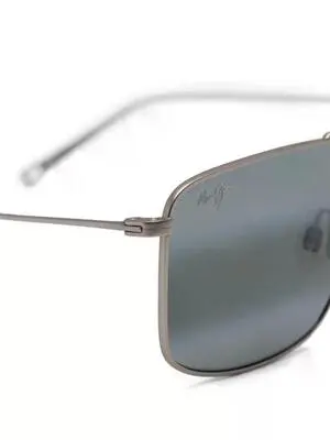 Maui Jim Double-bridge Rectangle Sunglasses