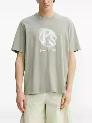 Paul Smith Logo-print T-shirt - Grey