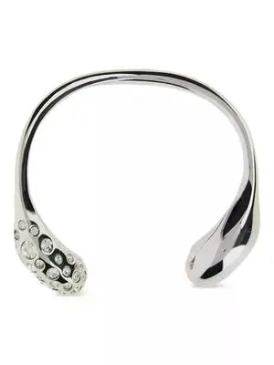 Marni Crystal Embellished Bracelet - Grey