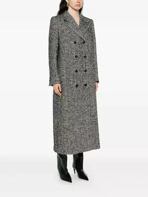 Dolce & Gabbana Herringbone Double-breasted Coat