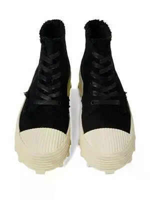 Camper Traktori Frayed Lace-up Boots