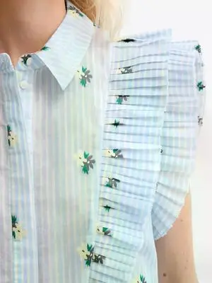 Munthe Must Pleated-ruffle Shirt