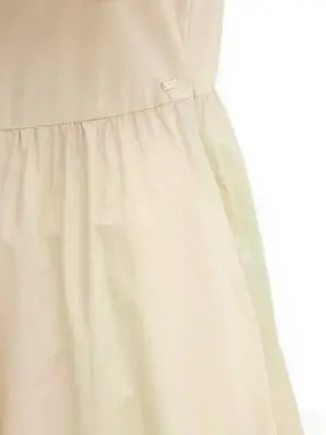Armani Exchange Halter-neck Tiered Midi Dress - Neutrals