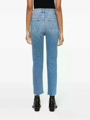 MOTHER Rider High-rise Straight-leg Jeans