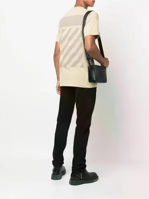 Off-White Logo-print Short-sleeve T-shirt - Neutrals