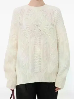 Loulou De Saison Silva Cable Knit Sweater