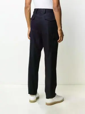 Brunello Cucinelli Cotton-wool Blend Straight Leg Trousers