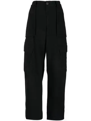 Vince Flannel Wide-leg Trousers