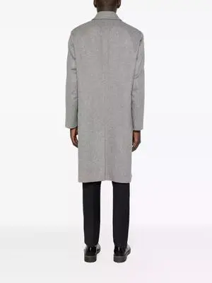 LARDINI Buttoned Patch-pocket Coat