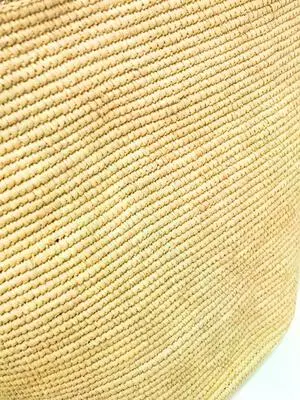 SENSI STUDIO Woven Straw Tote Bag