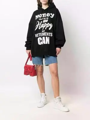 Vetements Graphic-print Cotton Hoodie