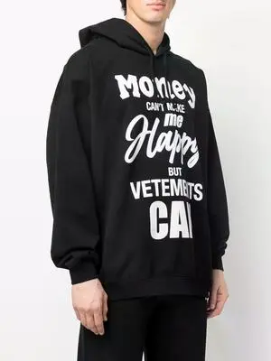 Vetements Graphic-print Cotton Hoodie