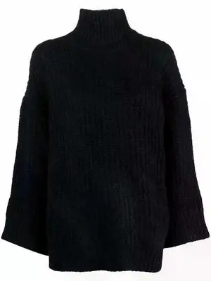 A.p.c. Roll Neck Knit Jumper - Black