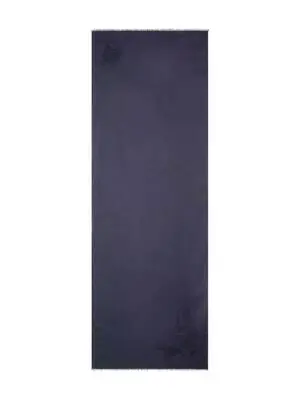 Etro Paisley-embroidered Cashmere Scarf - Blue