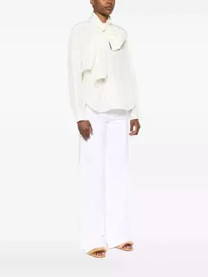 FORTE_FORTE Pussy Bow Blouse