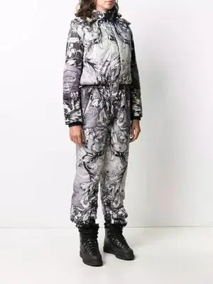 Philipp Plein Baroque Ski Jumpsuit - Grey