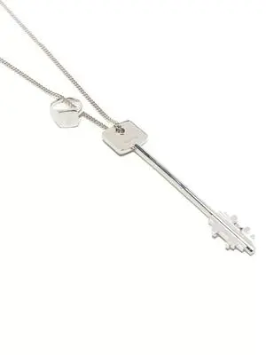 Rabanne Tone Key Pendant Necklace