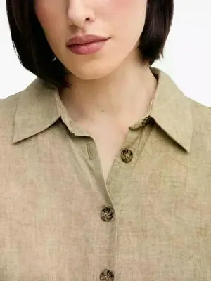 PEDRO DEL HIERRO Gathered Waist Shirt Dress - Neutrals