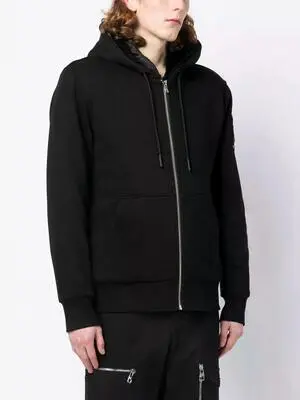 Moose Knuckles Logo-plaque Zip-up Hoodie
