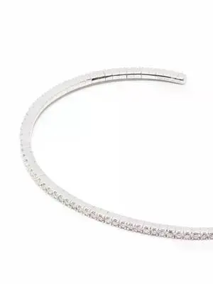 WE BY WHITEBIRD 18kt White Gold Paulette Diamond Bangle