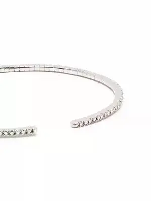 WE BY WHITEBIRD 18kt White Gold Paulette Diamond Bangle