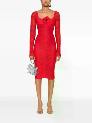 Blumarine Ruffled Cocktail Dresses