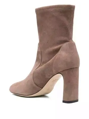 STUART WEITZMAN 90mm Block Heel Ankle Boots