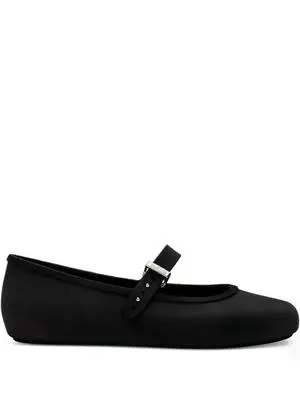 Melissa Soft Buckle-strap Ballerinas - Black