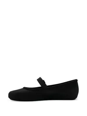 Melissa Soft Buckle-strap Ballerinas - Black
