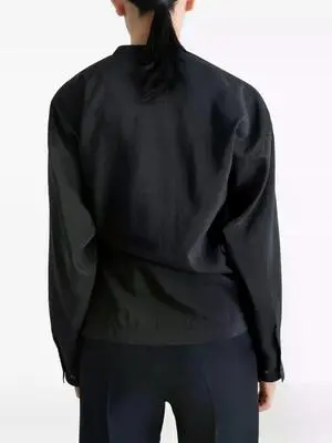 LEMAIRE Lemiare Pleated Raglan-sleeve Shirt - Black