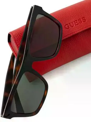 Guess Tortoiseshell Square Sunglasses