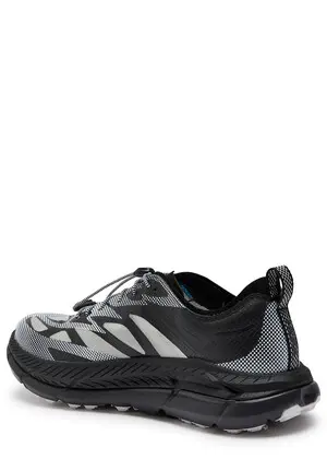 HOKA® Mafate Speed 4 Lite Panelled Sneakers - Black