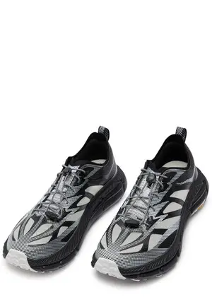 HOKA® Mafate Speed 4 Lite Panelled Sneakers - Black